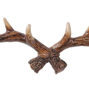 HY&GH Antlers Hook Wall Hooks/Hanger，Towel Hooks，Animal Shaped Hook，Resin Material Wall Home Decor，Deer Antler Holder 15.7" Long, 4.7" Tall and 1.57" deep 10 Hooks