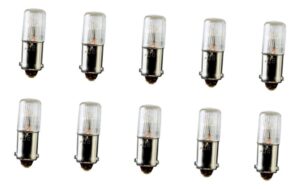 10 pcs replacement lamp bulbs neon bulb 0.25w ne51h b2a t3.25 - eov178 | #yy15r