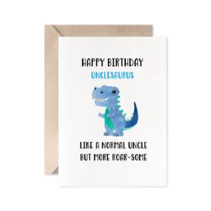 magjuche dinosaur card for awesome uncle, funny uncle birthday card, happy birthday unclesaurus