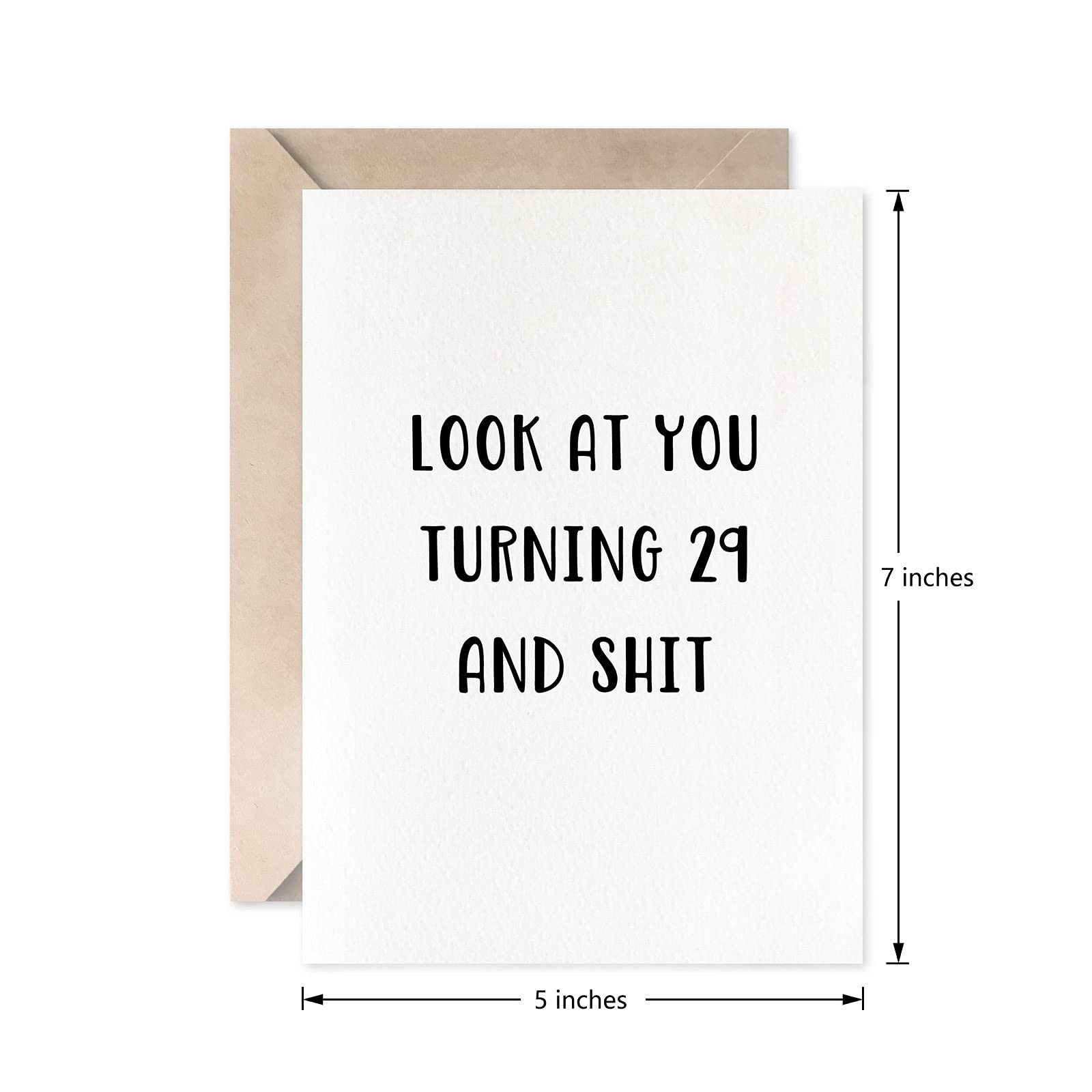 MAGJUCHE 29th Birthday Card Funny For Men or Women, Turning 29 Birthday Card For Son, Daughter Or Friend