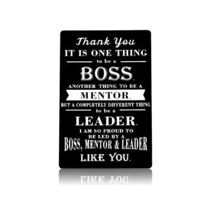 boss appreciation gifts wallet card insert for mentor leader male female boss day office thank you gifts for supervisor pm birthday card coworker leaving going away farewell retirement christmas gifts