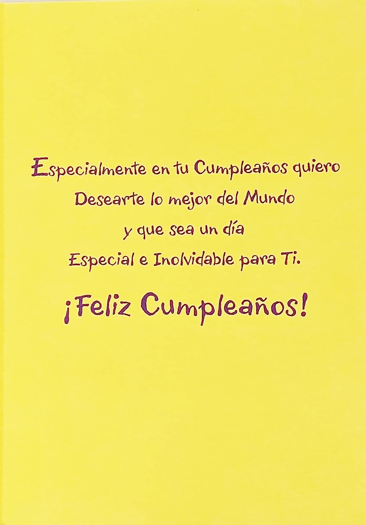 Para Mi Nieto Feliz Cumpleanos - Happy Birthday Grandson Greeting Card in Spanish Espanol