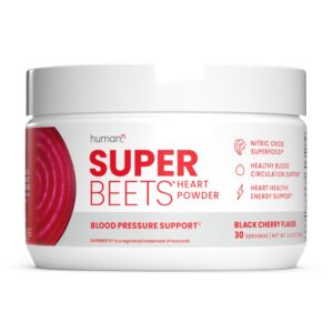 humanN SuperBeets Black Cherry Powder & N.O. Indicator Test Strips