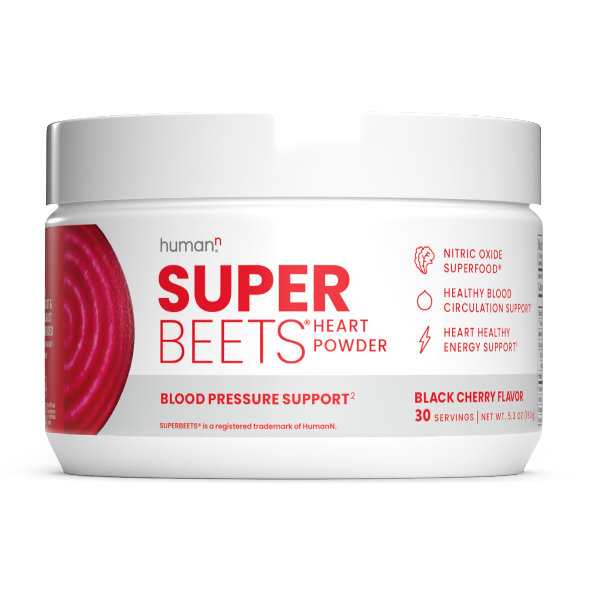 humanN SuperBeets Black Cherry Powder & N.O. Indicator Test Strips