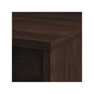 Bush Business Furniture Studio C 60-inch W L Shaped Desk with 42-inch W Return Bundle, Black Walnut (STC050BW)