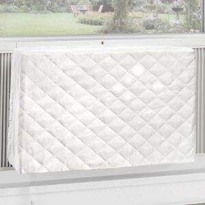 bekith indoor air conditioner cover defender, ac cover for inside window unit 17 x 13 x 3.5 inches(l x h x d), white