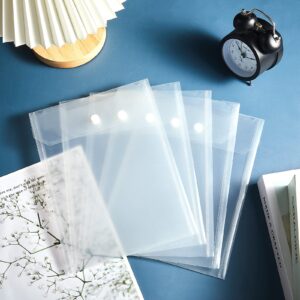 30 Pieces Large Stamp and Die Storage Pockets Clear Die Storage Envelopes Scrapbooking Storage Cutting Dies Stencil Organizer Holder Album Embossing Crafts Card Making Stamp Storage (7 x 9.4 Inch)