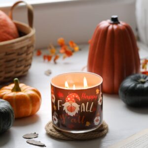 Fall Candle,Pumpkin Spice Candle, Pumpkin Scented Candle，Autumn Large 3 Wicks for Home Decor, 14 oz