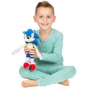 franco kids bedding super soft plush mini cuddle pillow buddy, one size, sonic the hedgehog