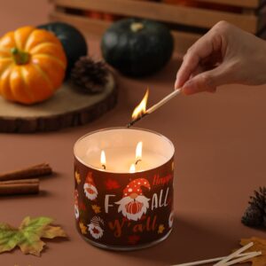 Fall Candle,Pumpkin Spice Candle, Pumpkin Scented Candle，Autumn Large 3 Wicks for Home Decor, 14 oz