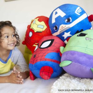 Marvel Cuutopia 10-inch Spider-Man Plush Character, Super Hero Soft Rounded Pillow Doll, Collectible Gift for Kids & Fans Ages 3 Years Old & Up