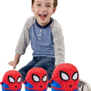 Marvel Cuutopia 10-inch Spider-Man Plush Character, Super Hero Soft Rounded Pillow Doll, Collectible Gift for Kids & Fans Ages 3 Years Old & Up