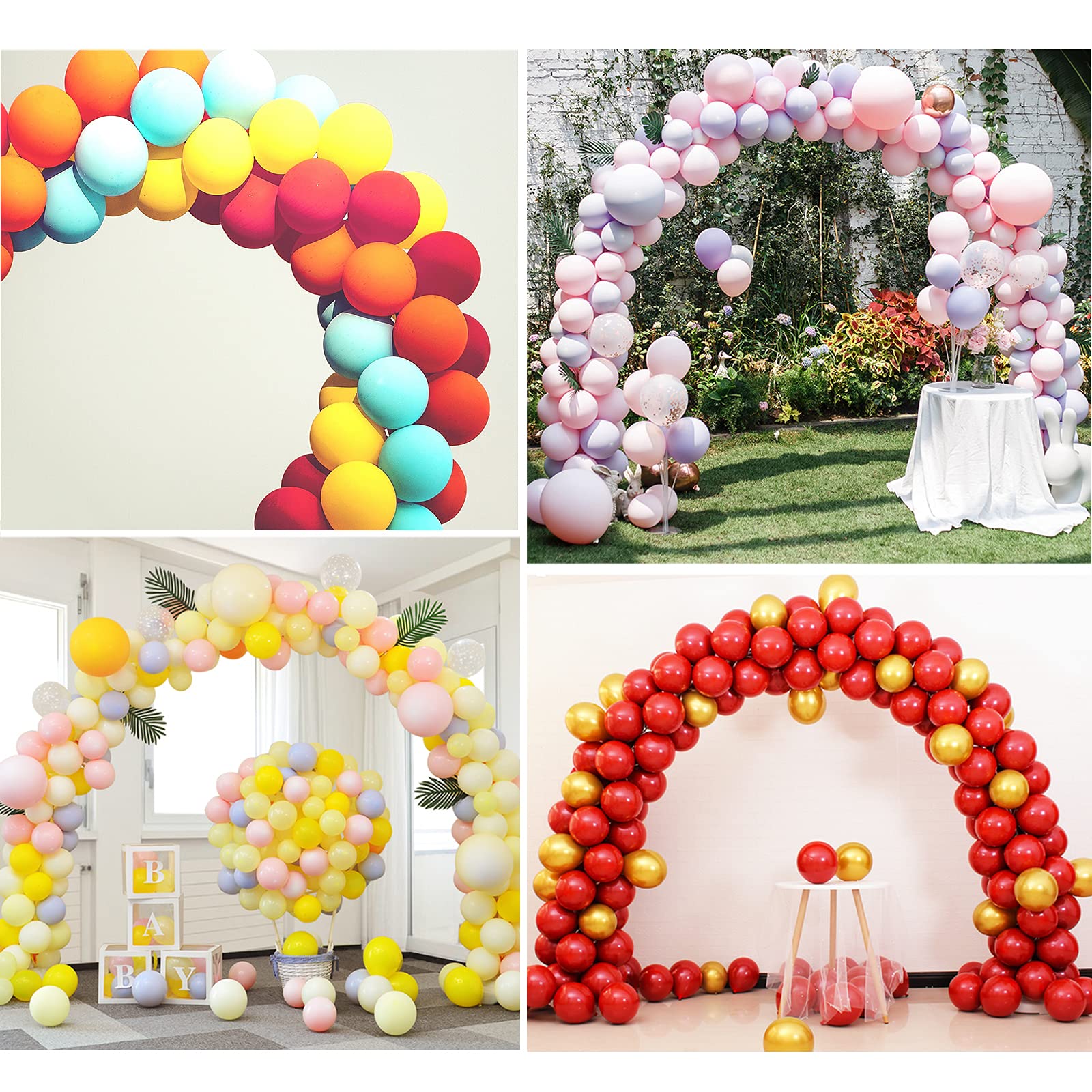 Balloon Arch kit with Base, 9Ft Tall &10Ft Wide Adjustable Balloon Arch Stand Party Backdrop Decoration Tool for Wedding Birthday Baby Shower Halloween Christmas Party