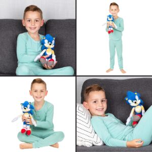 Franco Kids Bedding Super Soft Plush Mini Cuddle Pillow Buddy, One Size, Sonic The Hedgehog