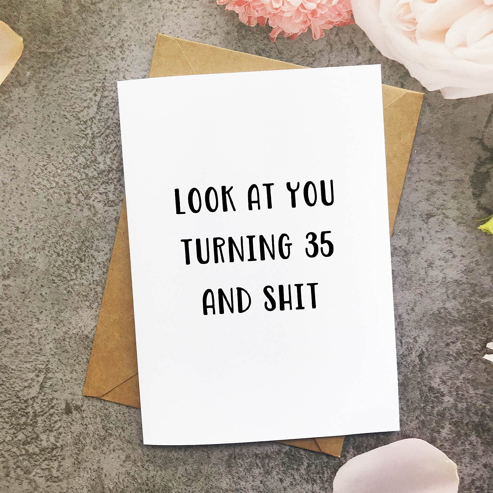 MAGJUCHE 35th Birthday Card Funny For Men or Women, Turning 35 Birthday Card For Son, Daughter Or Friend