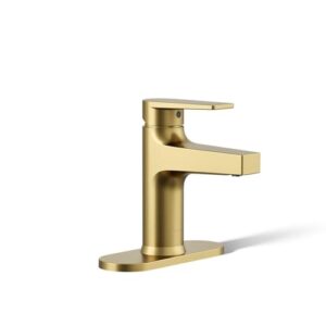 kohler taut single-handle bathroom sink faucet with escutcheon