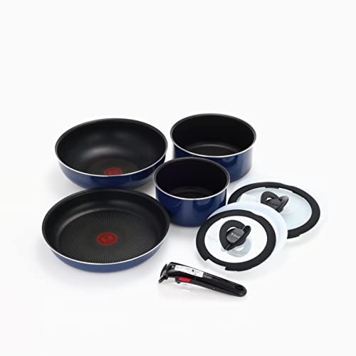 ティファール(T-fal) Ingenio Neo Pot and Pan Set, 9点セット, blue