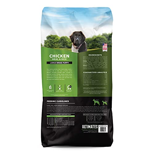 Ultimates Large Breed Puppy Chicken Meal & Rice Dog Food (28 lb. Bag)