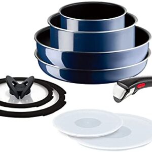 ティファール(T-fal) Ingenio Neo Pot and Pan Set, 9点セット, blue