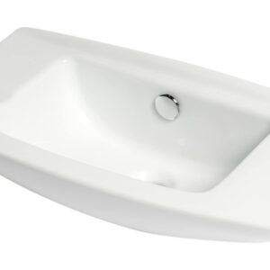 ALFI brand ABC115 Bathroom Sink, 20.25"L x 9.88"W x 6.75"H, White