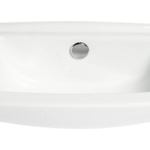 ALFI brand ABC115 Bathroom Sink, 20.25"L x 9.88"W x 6.75"H, White