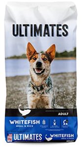 ultimates whitefish meal & rice dry dog food (28 lb. bag)