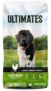 ultimates large breed puppy chicken meal & rice dog food (28 lb. bag)