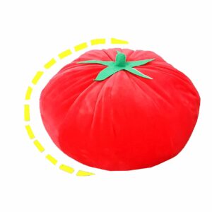 rexchi simulation delicious tomato pillow soft cute plush cushion office home decoration birthday gift