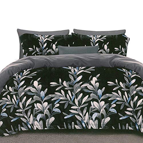 Essina Queen Duvet Cover Set – 3 Pcs Microfiber Duvet Cover with 2 Pillow Shams – Wrinkle Resistant Duvet Cover Queen – Boho Duvet Cover Zipper Closure and 4 Corner Ties – Violeta