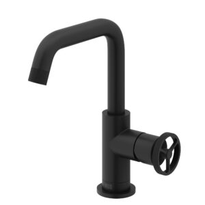 vigo cass 9'' h single handle single-hole bathroom faucet in matte black-vg01047mb