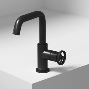 VIGO Cass 9'' H Single Handle Single-Hole Bathroom Faucet in Matte Black-VG01047MB