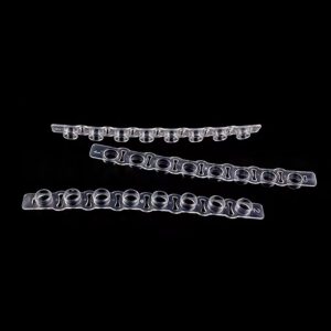 PCR Tubes - PCR 0.2ml Thin Wall with Flat Cap, Strip of 8 Tubes,DNase/RNase Free,Pack of 125(Cap Included)