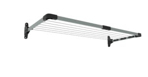 daytek mk2 fold down clothesline - mini, 29.5 feet drying space