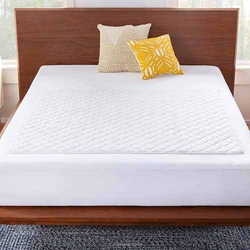 44" X 52" Skid Resistant Waterproof Sheet and Mattress Protector Pad-Highly Absorbent-Machine Washable and Reusable -Quilted (44x52)