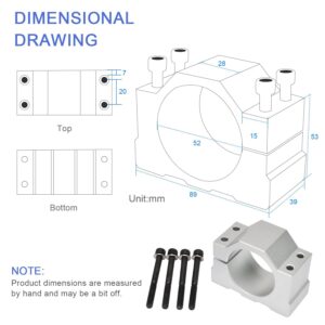 Daedalus CNC Spindle Motor Kit, 500w, ER16, Brushed