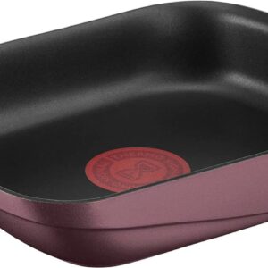 Tefal L86018 Egg Roaster with Removable Handle, 5.9 x 7.9 inches (15 x 20 cm), Compatible with Gas Fire, Ingenio Neo IH Maroon Brown Unlimited Egg Roaster, Non-Stick Brown