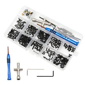 yaohappy rc car screws kit, rc screws kit repair tool box hardware fasteners replacement for wltoys wltoys 1/14 144001 rc car