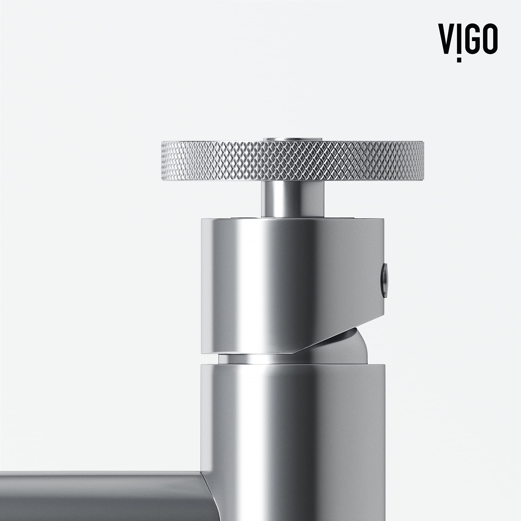 VIGO Cass 8'' H Single Handle Single-Hole Bathroom Faucet in Chrome-VG01046CH