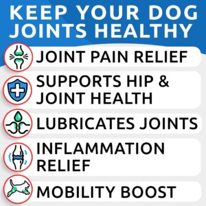 Glucosamine Dog Treats + Calming Hemp Treats for Dogs Bundle - Hip Support and Joint Pain Relief Supplement with Chondroitin, MSM, Omega-3 + Anxiety Relief, Separation Aid, Fireworks, Storms, Thunder