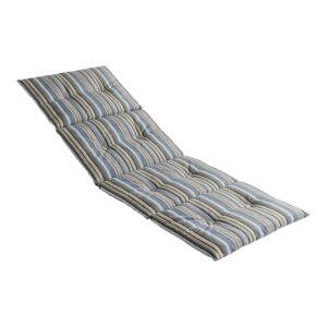 greendale home fashions outdoor 72" x 25" lightweight chaise lounge pad, beach stripe