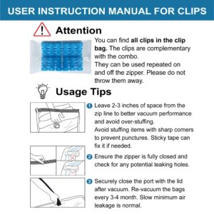 12 Roll Up Space Saver Bags for Travel, Travel Compression Bags for Packing & Clothes, No Pump or Vacuum Needed