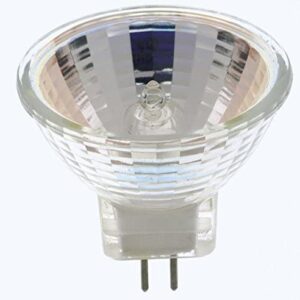 KOR (Pack of 2) 5 Watt MR11 12 Volt Precision Halogen Reflector Fiber Optic Light Bulb 5W 12V