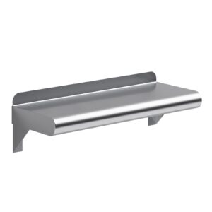 amgood 6" x 16" stainless steel wall shelf | metal shelving | garage, laundry, storage, utility room | restaurant, commercial kitchen | nsf