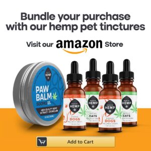 Made by Hemp - Hemp Oil for Dogs - Made in The USA - Holistic Relief for Stress, Pain, Inflammation - Hip and Joint Health - Sleep Aid - Dog Calming - Hemp Oil Drops for All Animals - 1 oz