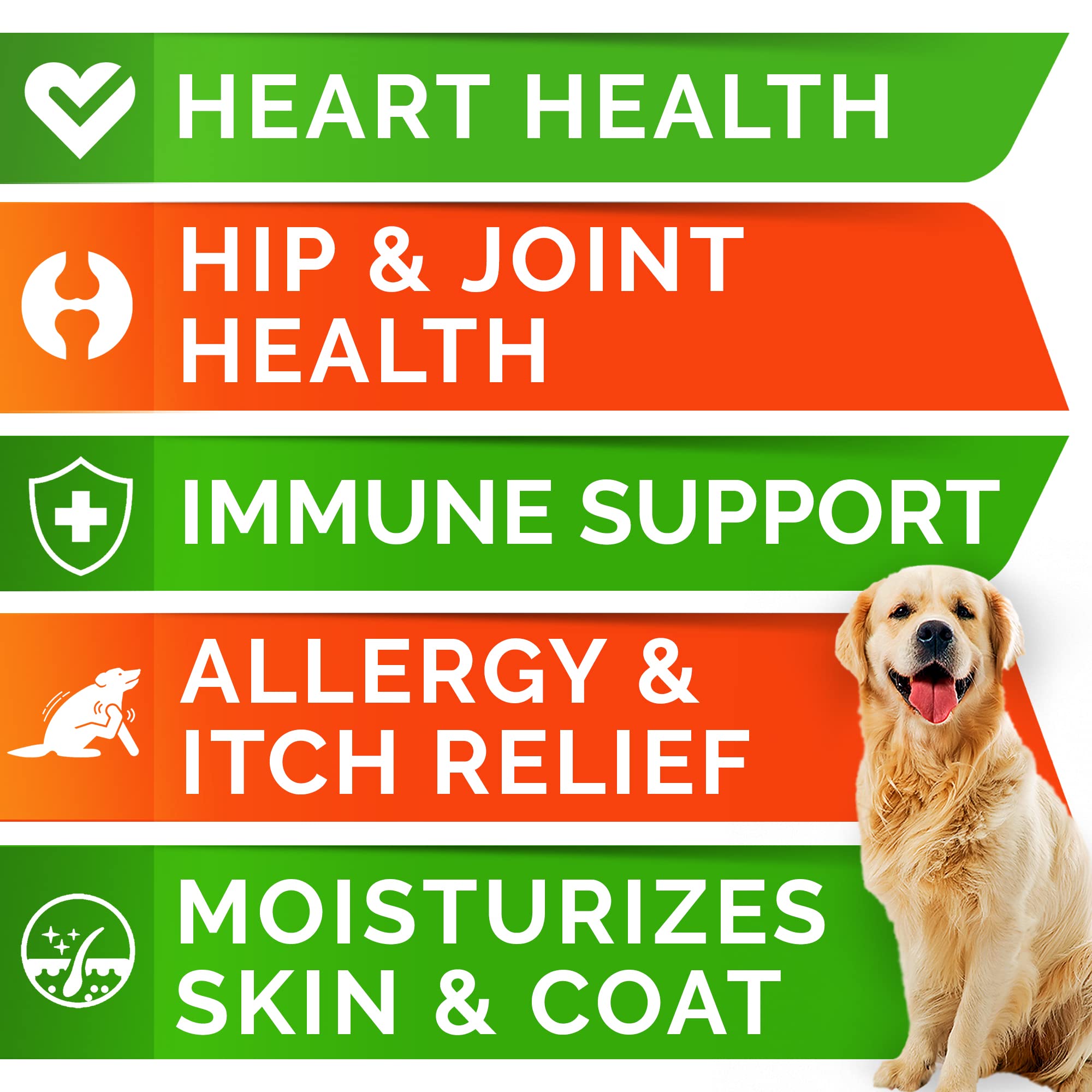 Fish Oil Omega 3 Treats for Dogs + Dog Probiotics Treats for Picky Eaters Bundle - Allergy Relief, Joint Health, Itch Relief. Skin & Coat Supplement + Enzymes + Prebiotics for Digestion Support