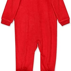 The Grinch Dr. Seuss Toddler Infant Christmas Footed Blanket Sleeper Pajamas (5T, Red)