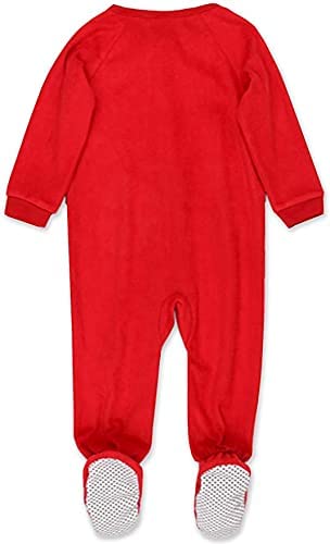 The Grinch Dr. Seuss Toddler Infant Christmas Footed Blanket Sleeper Pajamas (5T, Red)