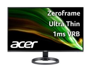 acer r242y ayi 23.8" full hd (1920 x 1080) va monitor | amd freesync technology | ultra-thin | edge-to-edge | zero-frame | 1ms vrb | 75hz | hdmi & vga ports