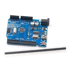 UNO R3 Development Board ATmega328P CH340 CH340G for Arduino UNO R3 with Straight Pin Header with Cable