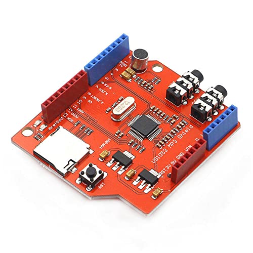 VS1053 VS1053B Stereo Audio MP3 Player Shield Record Decode Development Board Module with TF Card Slot for Arduino UNO R3